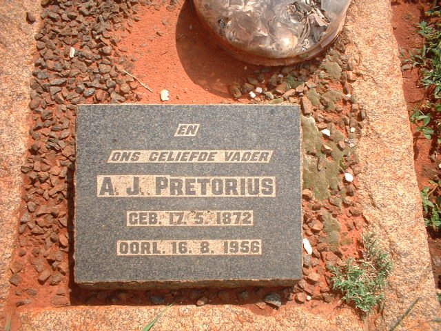 Die Pretoriusfamilie webblad