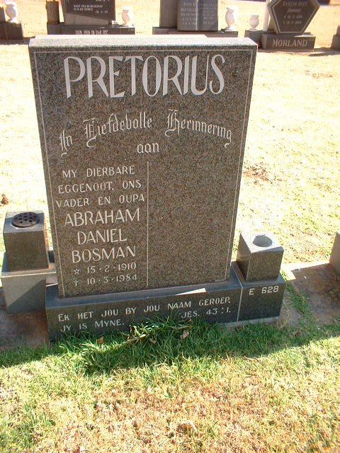 Die Pretoriusfamilie webblad