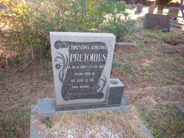 Die Pretoriusfamilie webblad