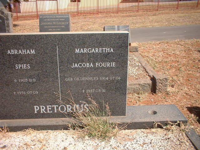 Die Pretoriusfamilie webblad