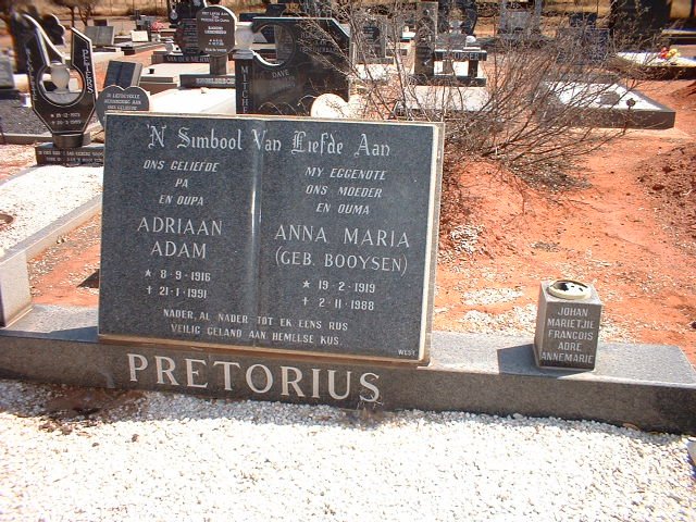 Die Pretoriusfamilie webblad