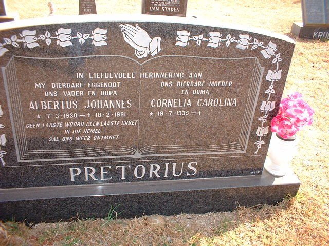 Die Pretoriusfamilie webblad