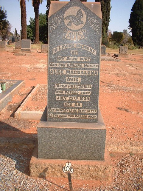 Die Pretoriusfamilie webblad