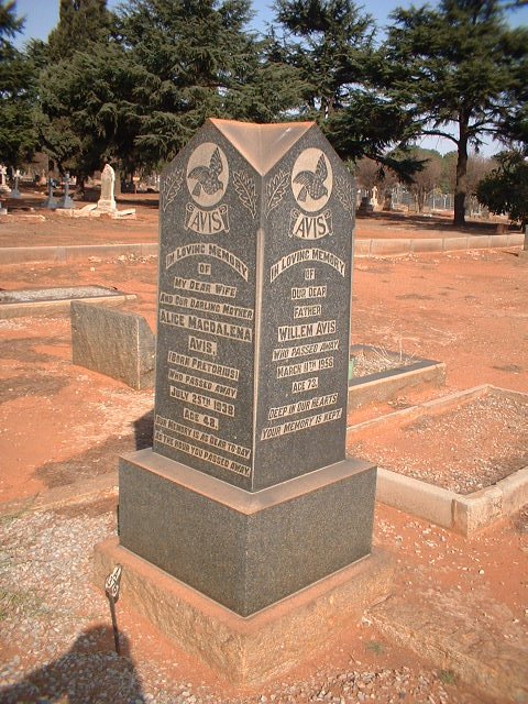 Die Pretoriusfamilie webblad