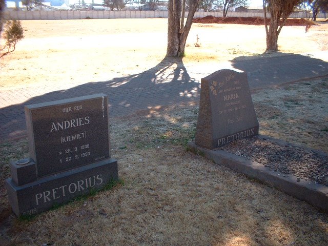 Die Pretoriusfamilie webblad