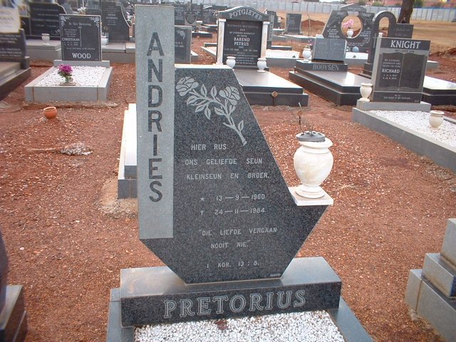 Die Pretoriusfamilie webblad