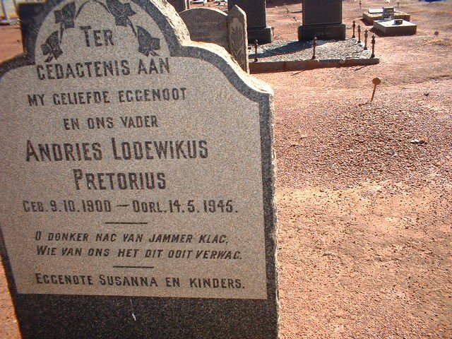 Die Pretoriusfamilie webblad