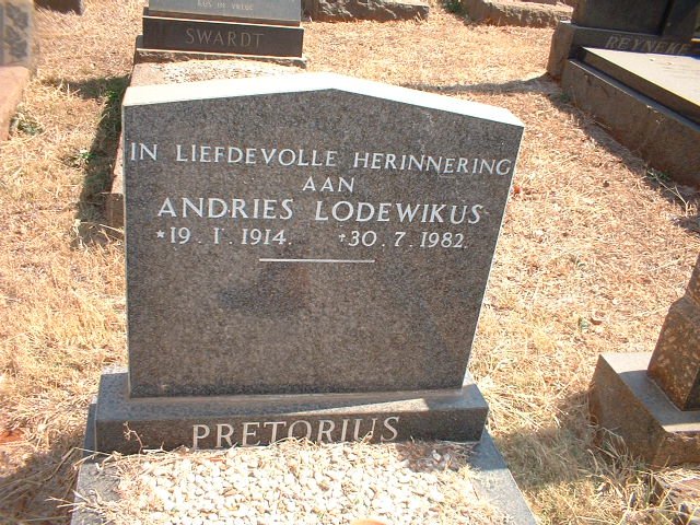 Die Pretoriusfamilie webblad