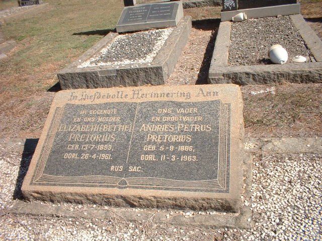 Die Pretoriusfamilie webblad