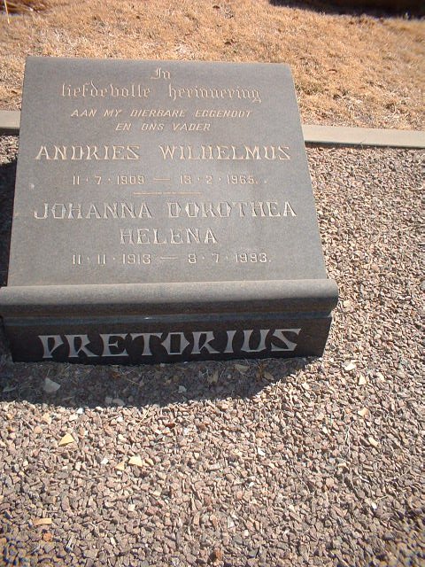 Die Pretoriusfamilie webblad