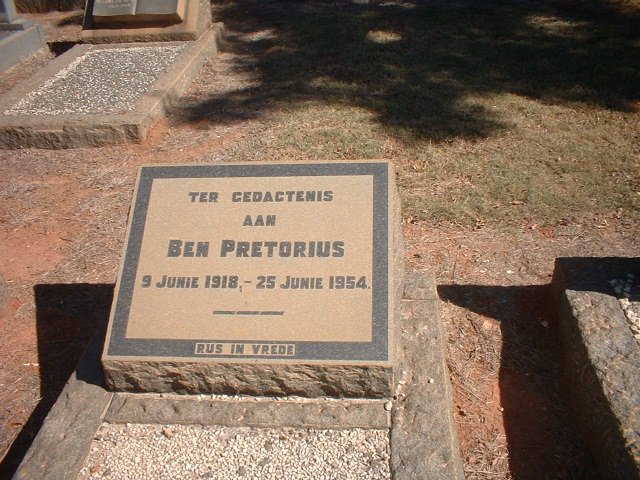 Die Pretoriusfamilie webblad