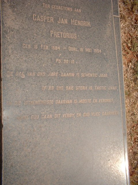 Die Pretoriusfamilie webblad