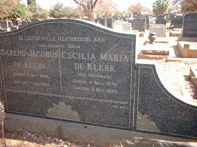 Die Pretoriusfamilie webblad