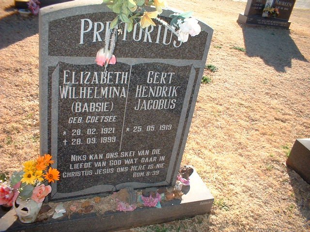 Die Pretoriusfamilie webblad