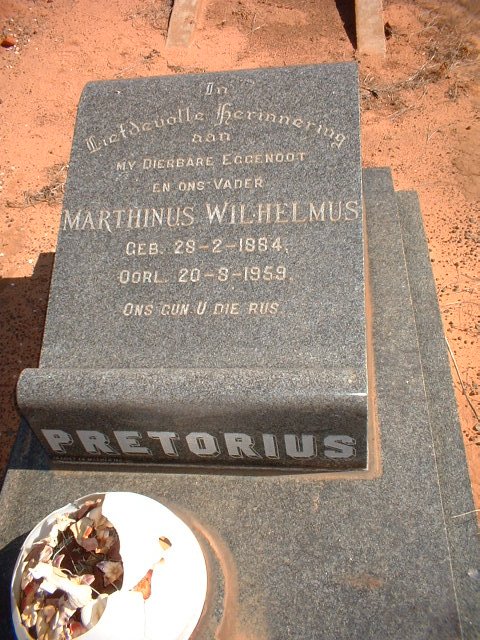 Die Pretoriusfamilie webblad