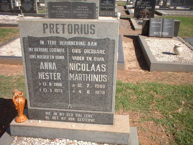 Die Pretoriusfamilie webblad