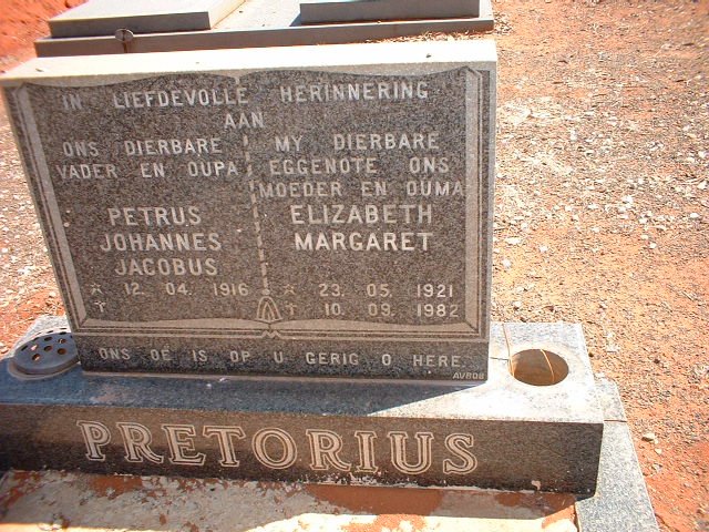 Die Pretoriusfamilie webblad