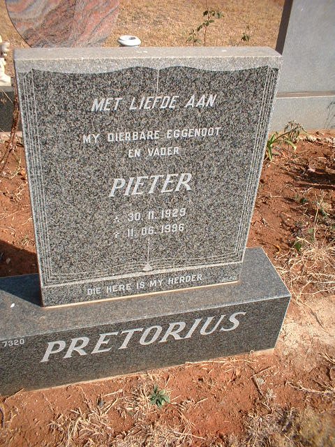 Die Pretoriusfamilie webblad