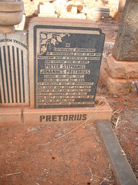 Die Pretoriusfamilie webblad